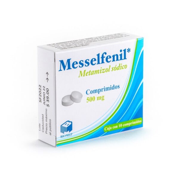 METAMIZOL SOD 500MG 10TAB MESSELFENIL BIOMEP - Flosamed