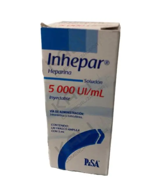INHEPAR 5000 U AMP 10 ML 1563 PISA - Flosamed