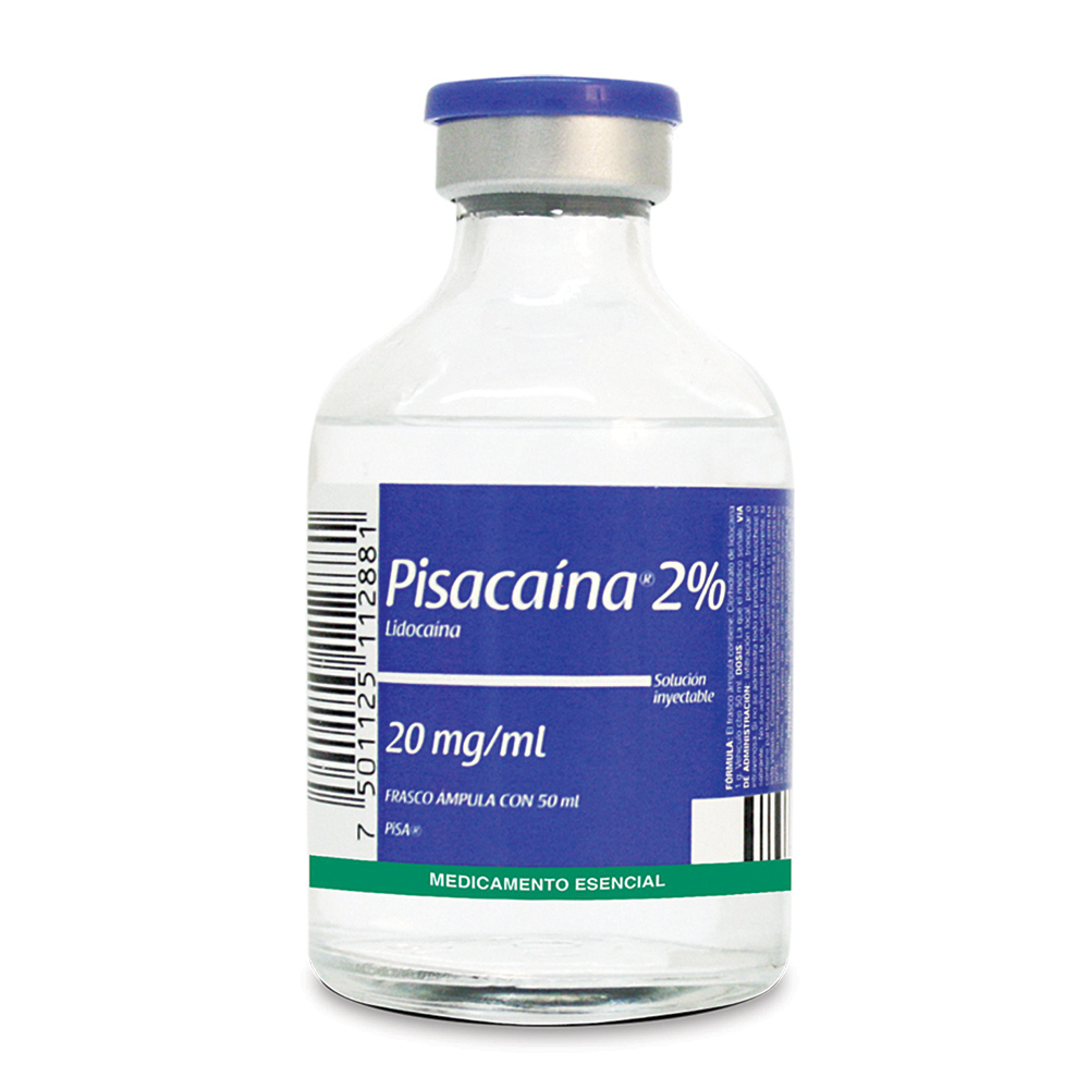 PISACAINA 2% CON EPINEFRINA 50ML PISA - Flosamed