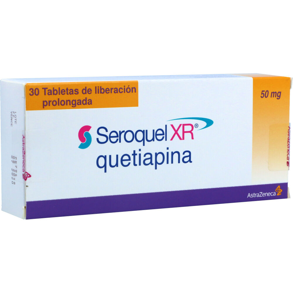 SEROQUEL XR 50 MG CON 30 TAB - Flosamed