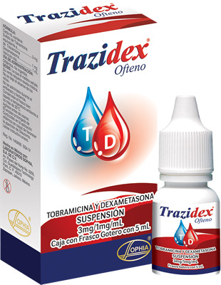 TRAZIDEX OFT SUSP 3MG/1MG/ML 5ML SOPHIA - Flosamed